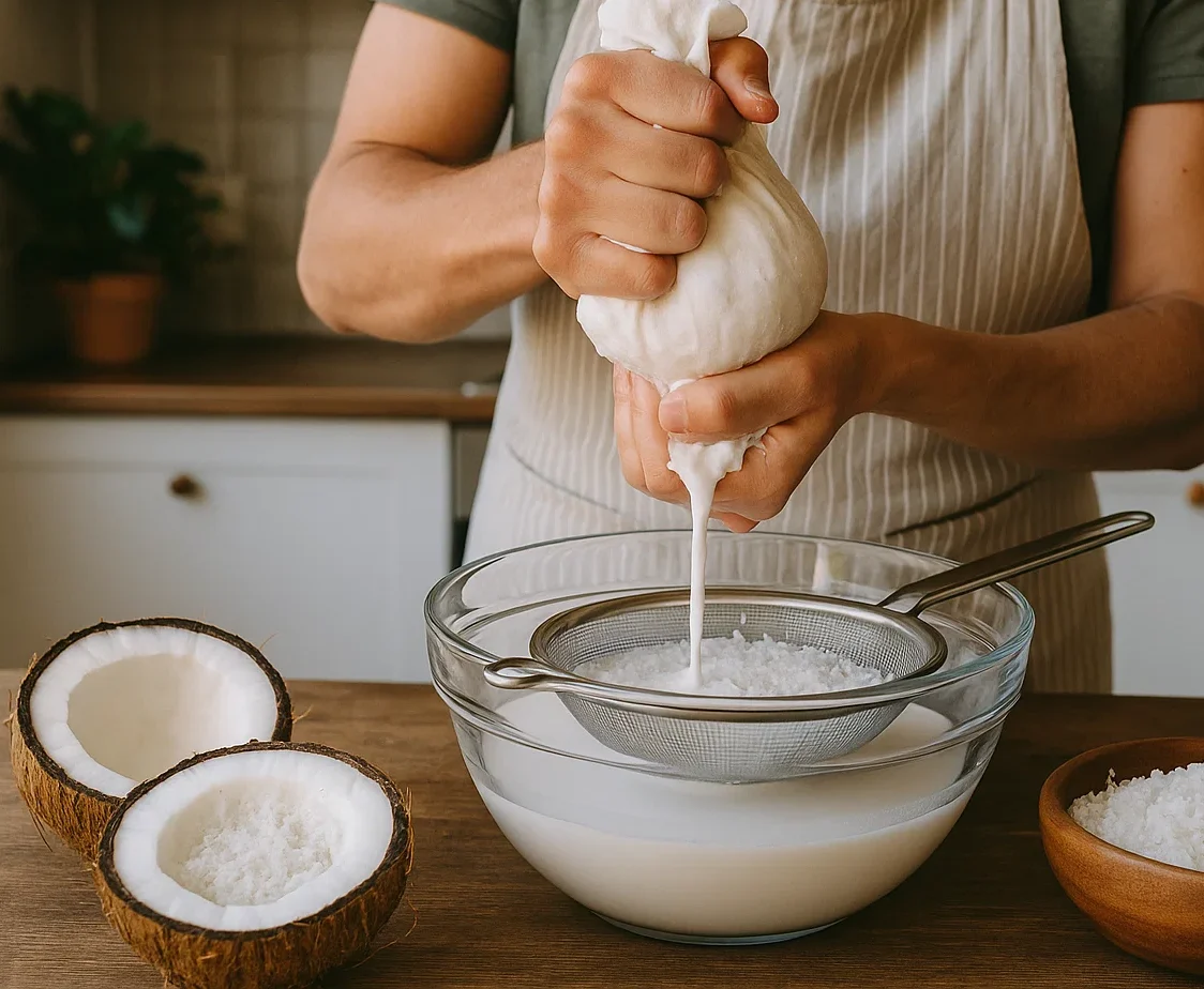 How to Make Coconut Cream - Stay at Home Mum