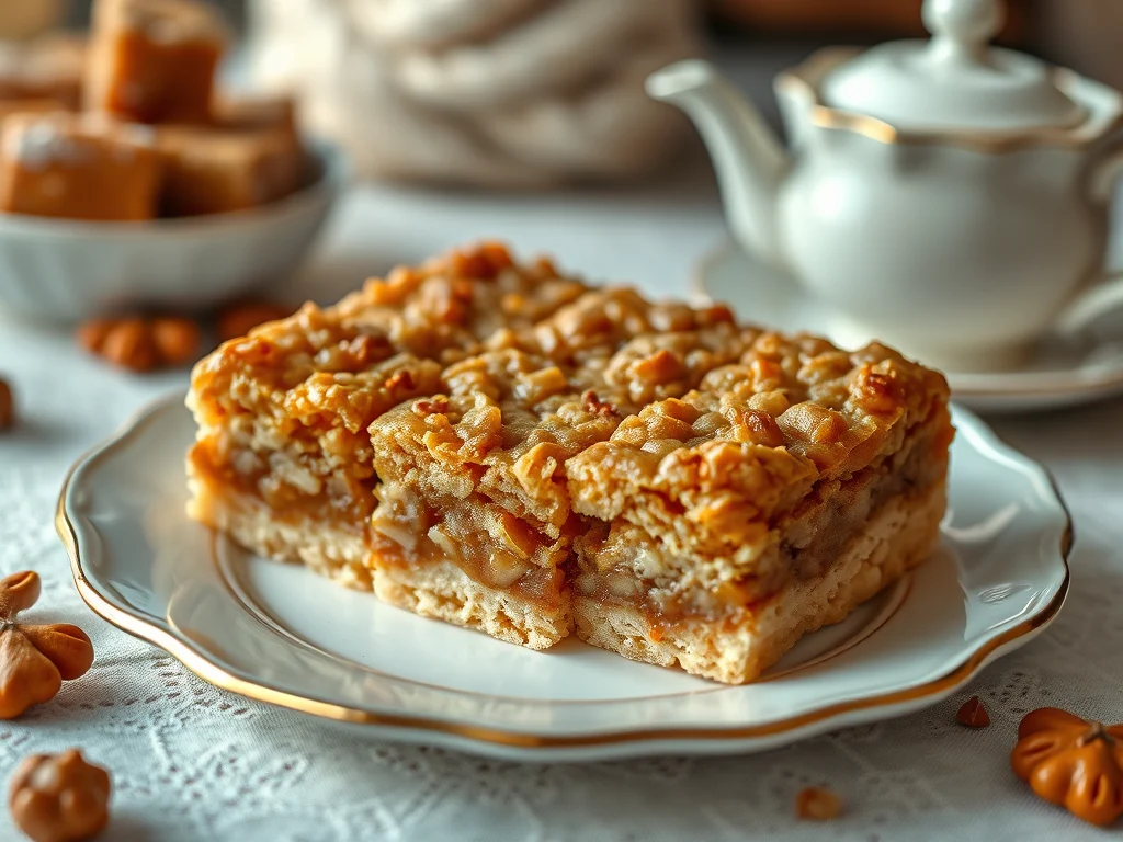Traditional Ginger Crunch Slice - Stay at Home Mum