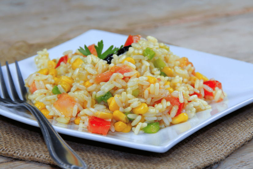 Cold Rice Salad - Stay at Home Mum