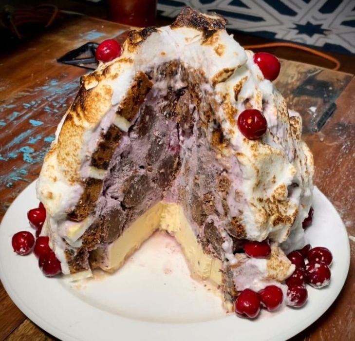 Christmas Bombe Alaska - Stay at Home Mum