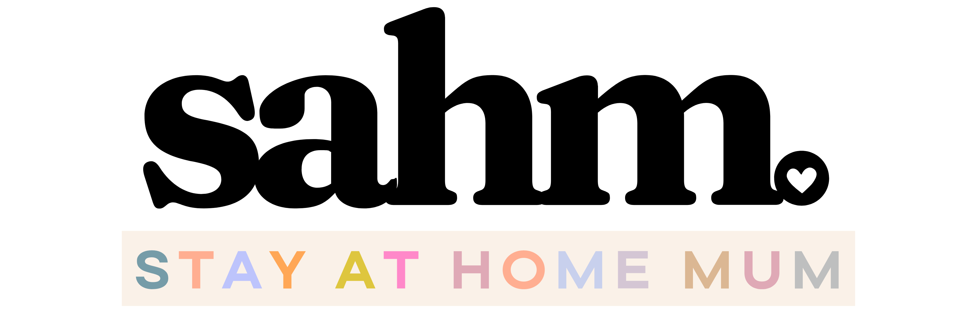 SAHM banner image - Stay at Home Mum